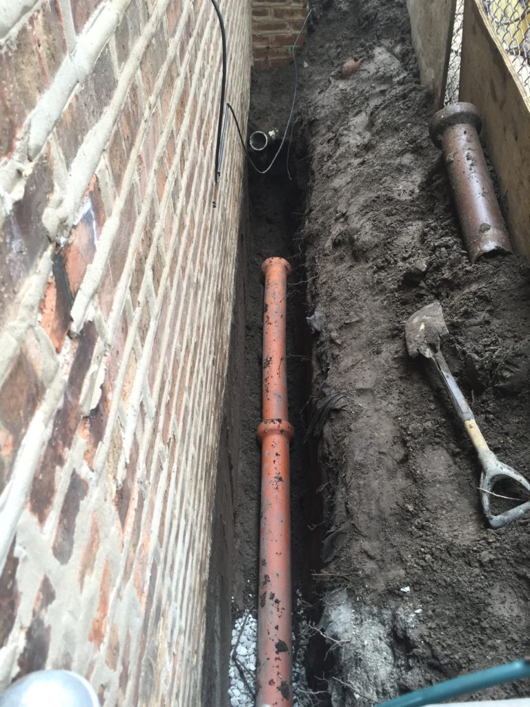 gutter-drainage-system-chicago | Apex Plumbing & Sewer